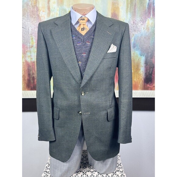 Dunn & Co., Inc. | Suits & Blazers | Dunn Co Mens Vintage Forest Green Plaid Sport Coat 42r 0 ...